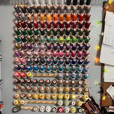 192 Spool Thread Rack 2 Inch Spacing-thread Organization, Thread ...