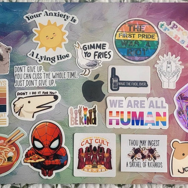 Your Anxiety is a Lying Hoe Sticker - 3" Glossy Sticker - Mental Health ...