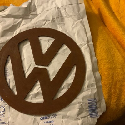 Rusty Metal MG BADGE SIGN Garden Ornament Rustic Vintage Gift Birthday ...