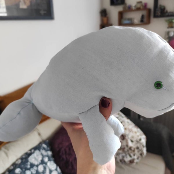 Manatee Sea Creature Sewing Pattern PDF - Plush Toy Animal - Etsy