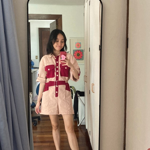 Heidi Playsuit Pattern With Pdf Tutorial Size US 2 UK 6 EU 34 - Etsy