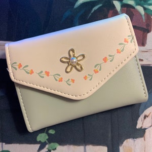 Cute Kawaii Korea Blue Lady Small Wallet/ Purse/card - Etsy