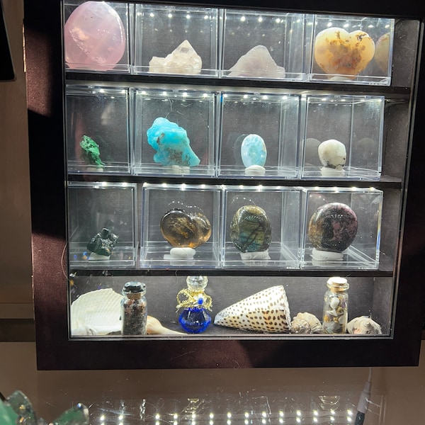 Led Display Case,led Display Shelf,led Display Box,wood Display Case ...