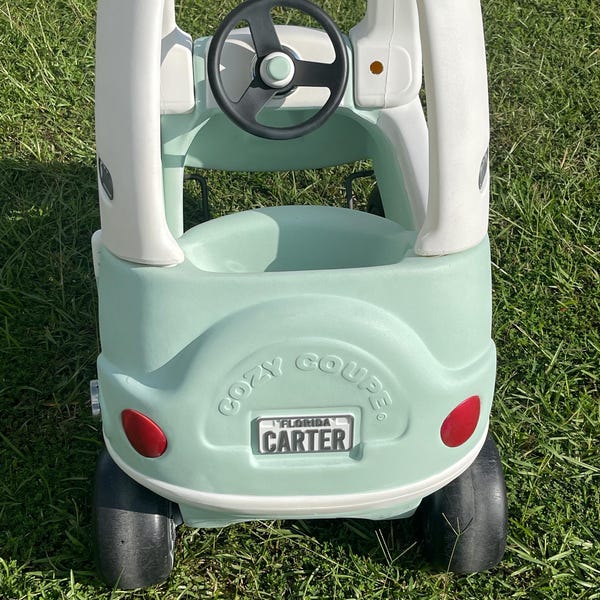 Personalized Toy License Plate Set for Cozy Coupe: Custom Ride-on Car ...