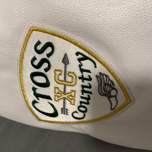 Track & Field Oval Embroidered Patch - Etsy