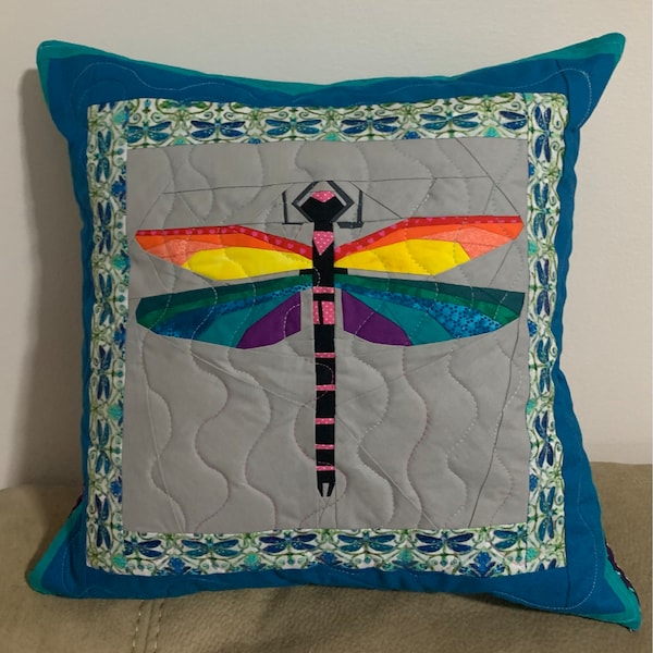 Dragonfly Foundation Paper Piecing Pattern - Etsy