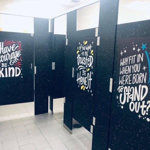 Installing Inspiration - 20" X 30" Uv-coated Vinyl Adhesive Decals for ...