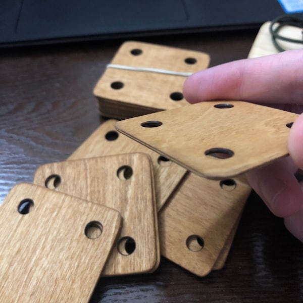 Weaving Tablets, 1,5 Mm Tablet Weaving Cards, Wooden Tablet Weaving ...