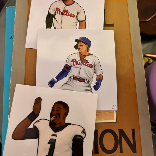 Bryce Harper, Philadelphia Phillies, MLB Sticker - Etsy