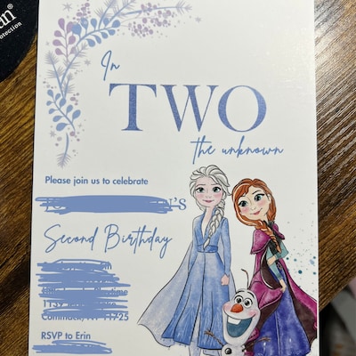 FROZEN 3rd Birthday Invitation Elsa Winter Snow Birthday Printable ...