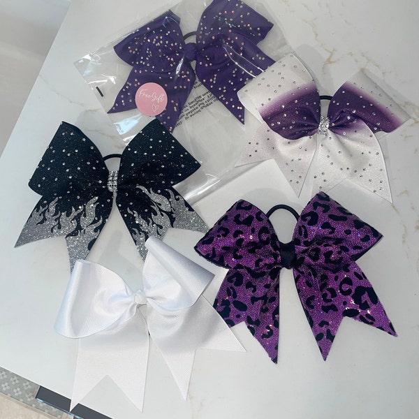 Custom Sublimated Cheer Bow - Three Inch Bows - Cheer Bows - Dance Bow ...