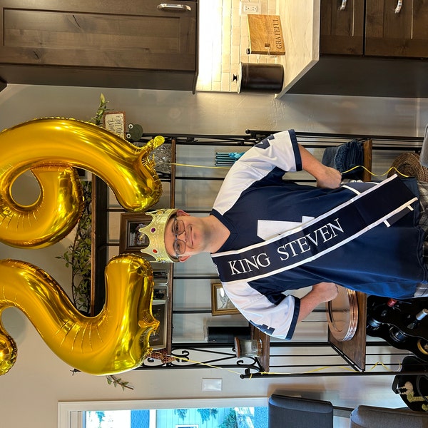 Custom Embroidered Pageant Sash With Cursive Font - Etsy