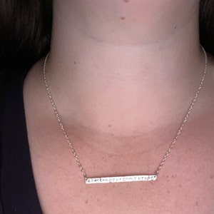 Custom Word Necklace Sterling Silver Necklace Personalized - Etsy