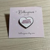 Arctic Monkeys Heart Enamel Pins. AM Soft Enamel Pin Badge Brooch Funny ...