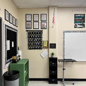 Light Green Printable Bulletin Board Letters: Classroom Decor (PDF) - Etsy