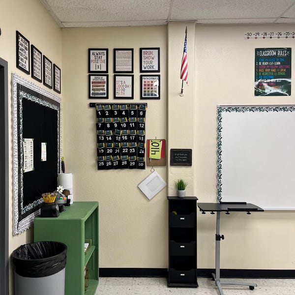 Light Green Printable Bulletin Board Letters: Classroom Decor (PDF) - Etsy