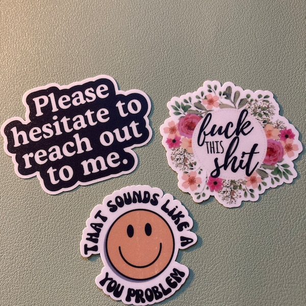 That Sounds Like A You Problem Inappropriate Vinyl Stickers Waterproof ...