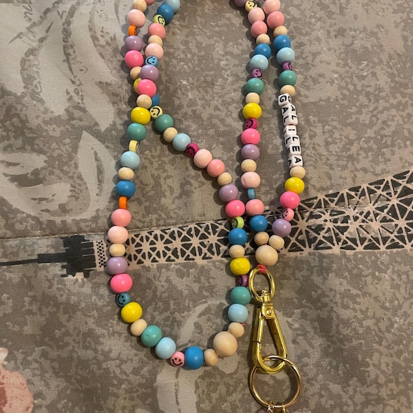 Rainbow Bead Bracelet | Y2k, 90s Aesthetic | Kandi, Rave, PLUR Beads ...