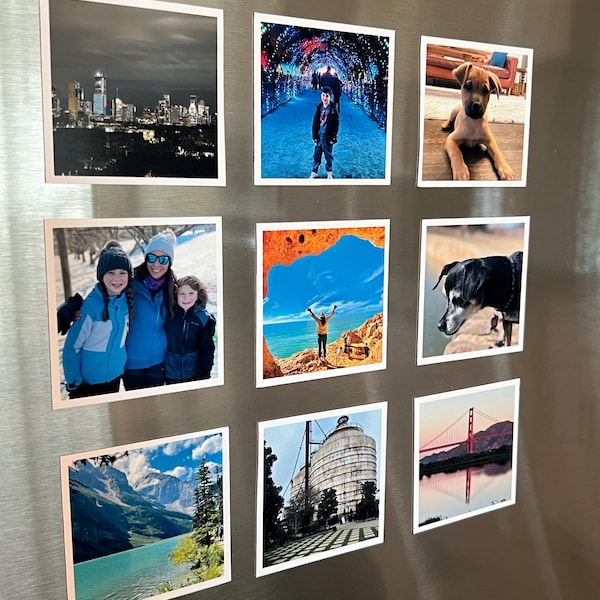 2x2 Fridge Magnet A4 Template - Photo Magnet Machine | 50mmx50mm Square Magnet Template ...