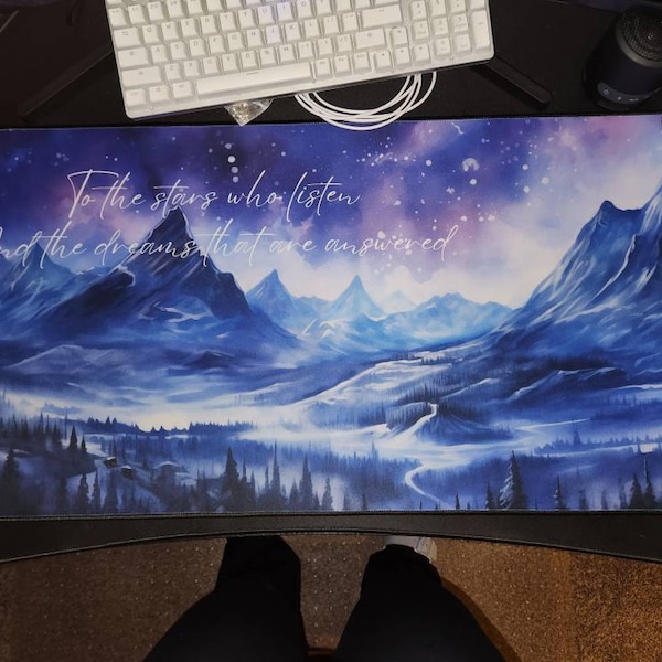 Acotar Desk Mat, Sara J Maas, Fantasy Mouse Pad, Night Court, City of ...