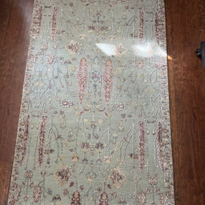 Ivory Grey Wool Rug Moroccan Beni Ourain Berber Hand Knotted Wool Rug ...