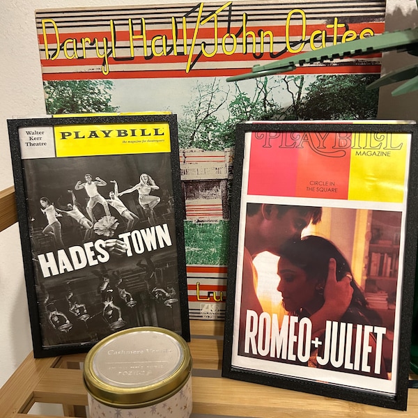 Theatre Program Display Frame | Broadway Program Wall Art | Lightweight ...
