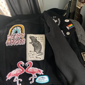 Handmade Rat Patch Rat Patch Rat Accessories Animal Patches Iron on ...