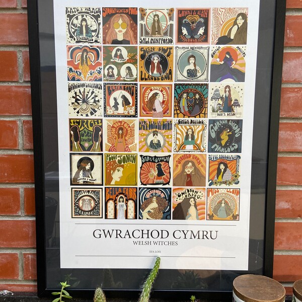WELSH WITCHES Gwrachod Cymru Efa Lois Print Welsh Folklore History ...
