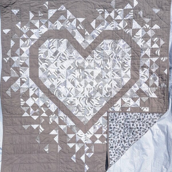 PDF MINI Exploding Heart Quilt Pattern Digital Download by Slice of Pi ...