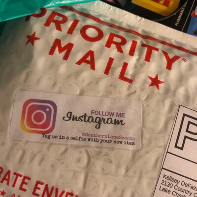 Instagram Personalized Stickers Insta Stickers Personalized Shipping ...