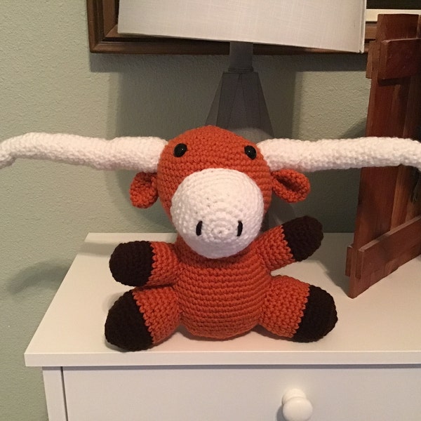 Tex Longhorn - PDF Crochet Pattern - Etsy