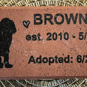 Personalized Full Size Brick. Brick's Custom Engraved as a Memorial ...