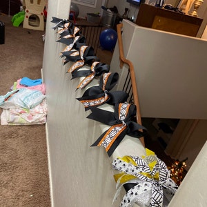 Kick Swish Vinyl Cheer Bow File Template Instant File - Etsy