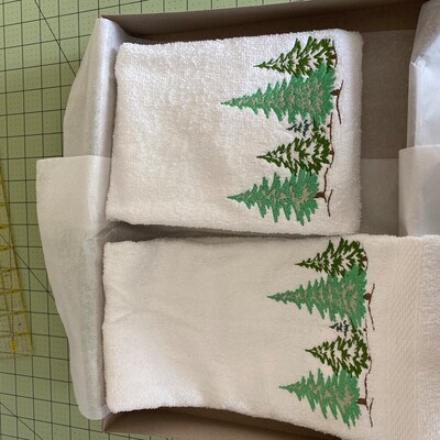 Forest Fir Trees Embroidery Design. Machine Embroidery Pattern. Nature ...