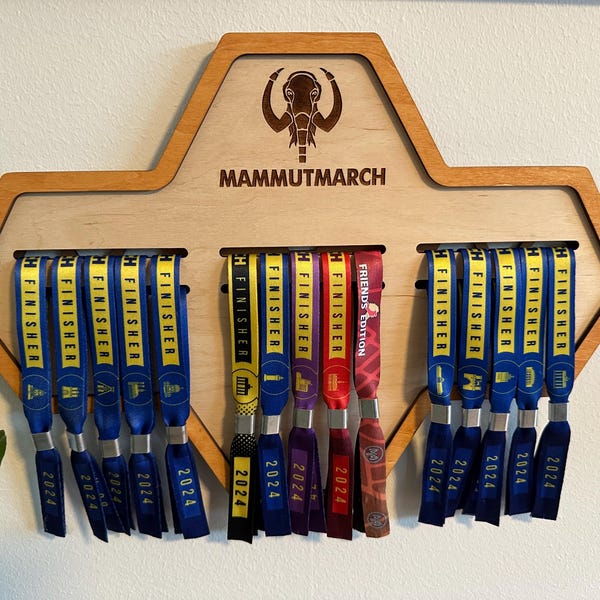 World Marathon Majors Finisher Medal Display Holder With Full ...