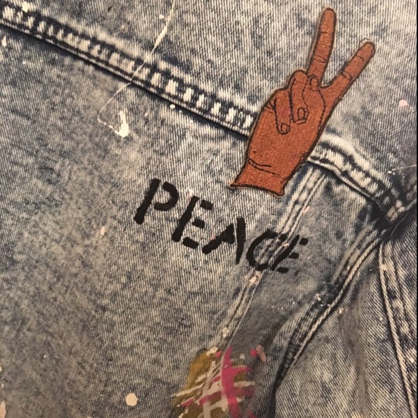 Peace Iron-on Patch - Etsy