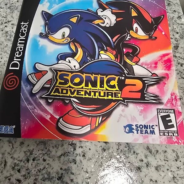 Custom Printed Sonic CD Sega CD Manual, & Case Insert (see Variations ...