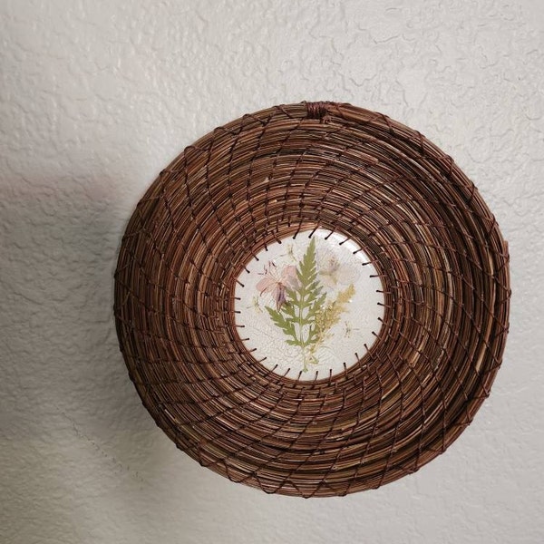 100% Handcrafted Wooden Basket Bases W/ Mandala Designs and Holes for ...