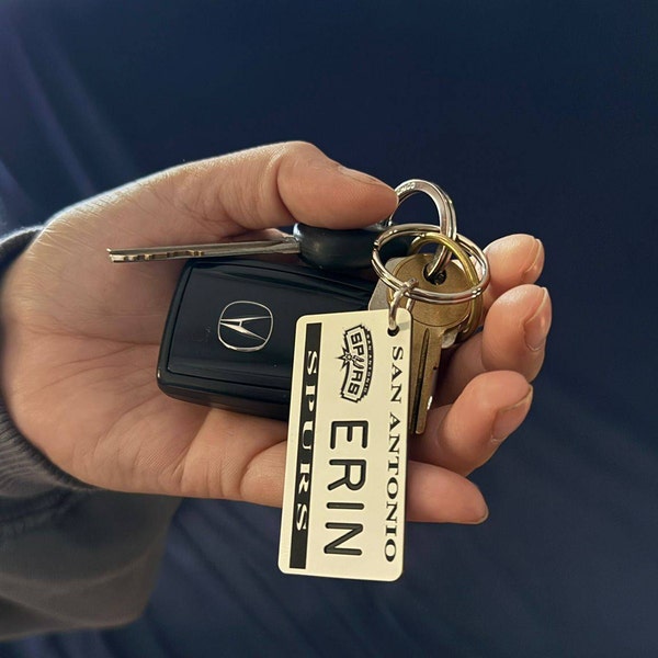 Personalized College University Keychain Tags - Machine Engraved ...