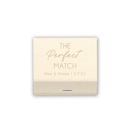 The Perfect Match Matchbooks Wedding Matchbook, Wedding Decor, Wedding ...
