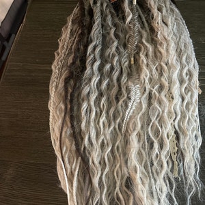 Curly Boho Dreads Wavy Dreads Extensions Full Set 60 DE Lightweight ...