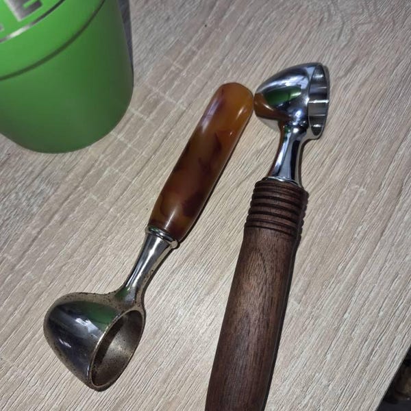 Coffee Scoop Woodturning Lathe Kit Turning Chrome Plated Fast Shipping ...