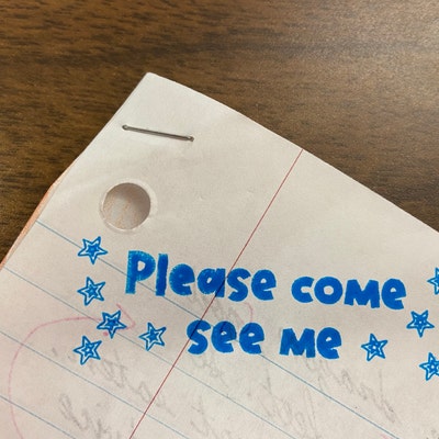 Checklist Stamp, Pencil Stamp, Completed With...self-inking Teacher ...