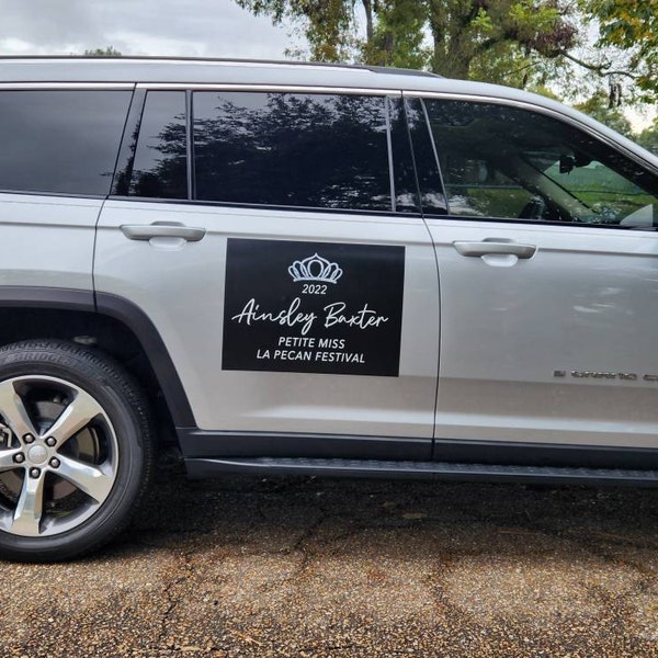 Black Pageant Car Magnet 18 X 12 and Other Sizes Princess, Queen ...