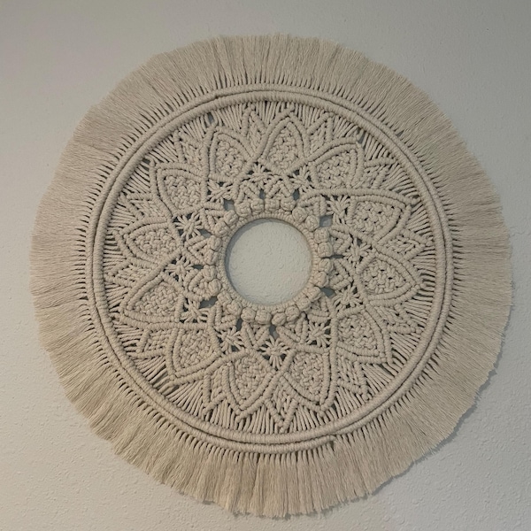 Macrame Mandala Pattern: Advanced DIY Wall Hanging (PDF Download) - Etsy