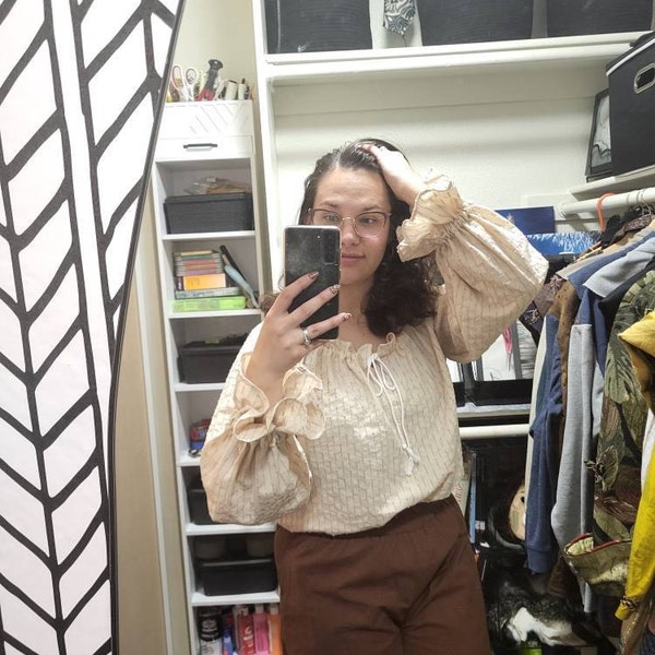 Vintage Style Blouse Pattern Digital Download, Fall and Summer Clothing ...