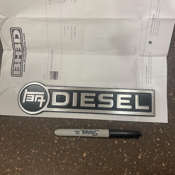 Universal Diesel Badge - Etsy