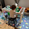 Kids Activity Table With Storage, Building Bricks Table, Playroom, Kids ...