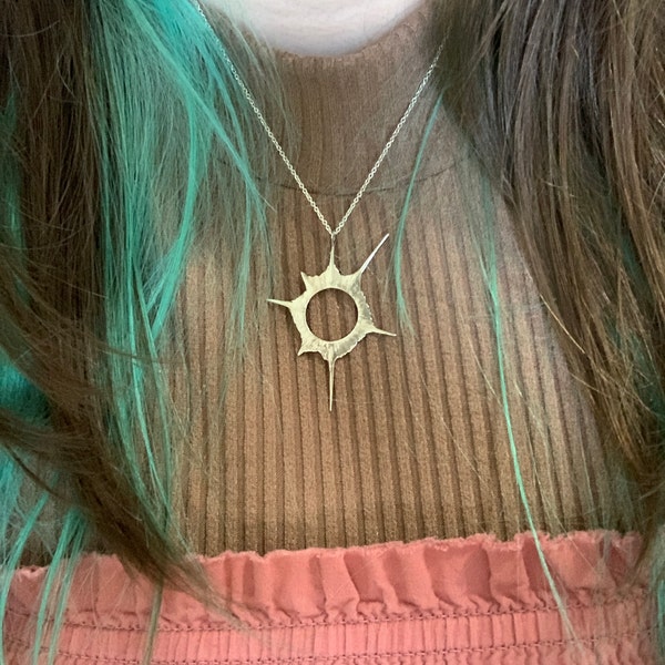 Solar Eclipse Necklace: Celestial Jewelry With Cosmic Charm and ...