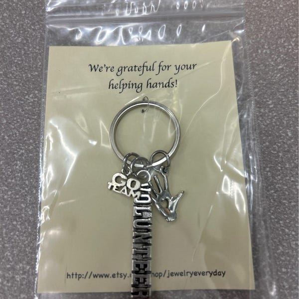 Housekeeping Appreciation Gift Keychain, Cleaning Crew Keychain ...